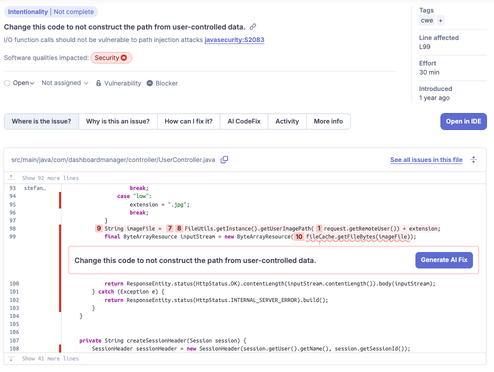 Announcing Sonar AI CodeFix - Instant Code Fixes at Your Fingertips | Sonar
